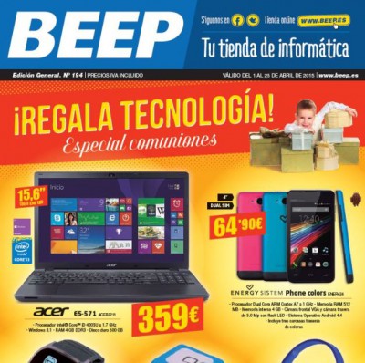 Catálogo BEEP de abril | El Blog de BEEP Informática